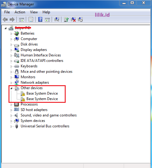 Mengatasi Base System Device pada Device Manager - lilik.id